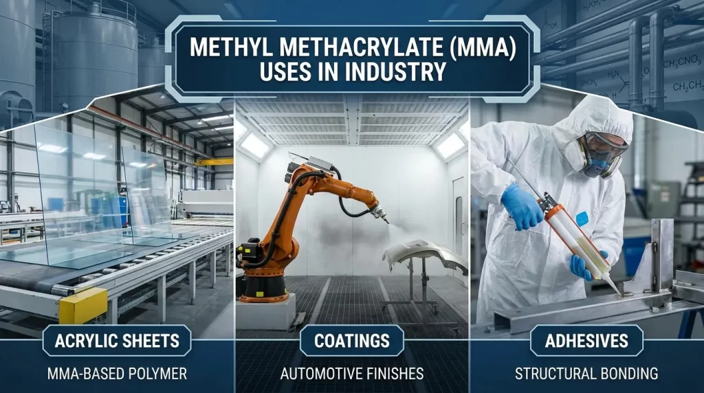 Complete Guide to Methyl Methacrylate Properties and Uses - MMA Chemicals